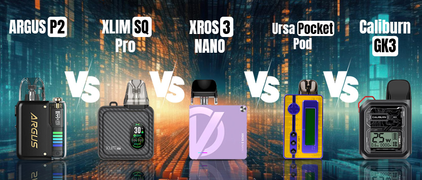 Voopoo Argus P2 Vs Oxva Xlim SQ Pro Vs Vaporesso Xros 3 Nano Vs Uwell ...