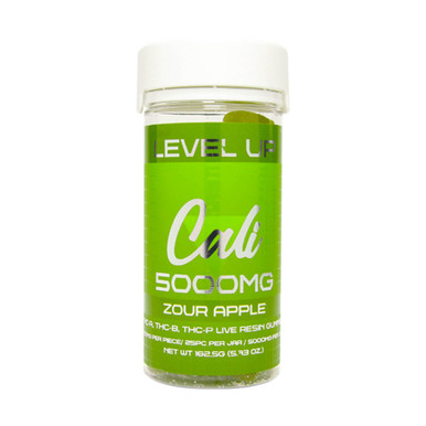 Cali Extrax Level Up Blend THC-A, B, P Live Resin 5000MG Gummies
