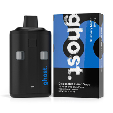 Ghost Liquid Diamonds All-In-One Slide Piece Disposable - 7G