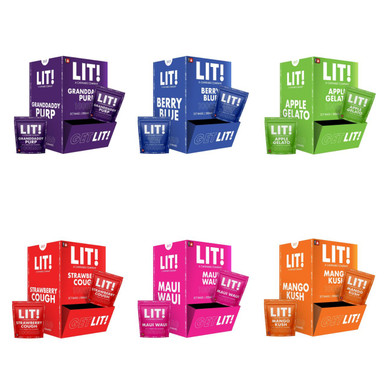 LIT THC Gummies 1000MG - 25 Count | High-Potency Edibles