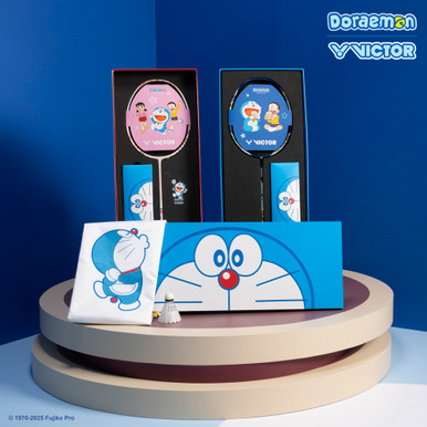 VICTOR x Doraemon Racket Gift Box DRM SET - NBC Badminton Pro Shop