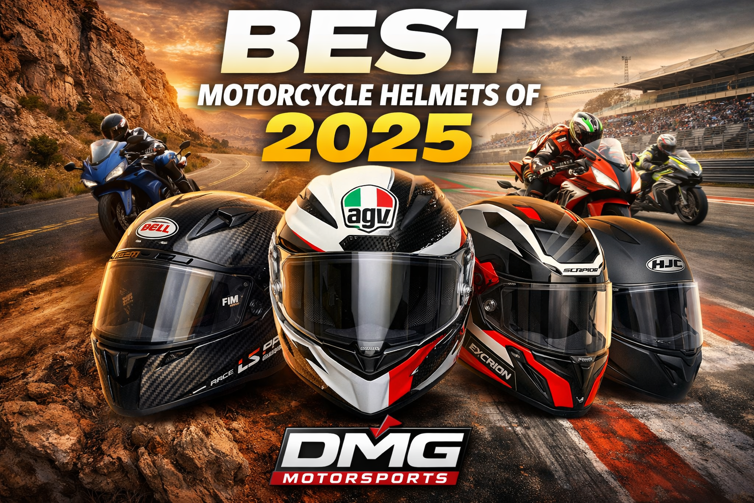 Best Motorcycle Helmets of 2025 (Beginner to Pro Riders) - DMG Motorsports