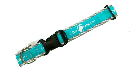 CoCo's Monkey Grey Dog Collar