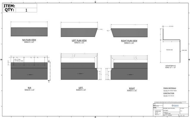 Stainless Steel ADA Toe Kick - Brushed Finish