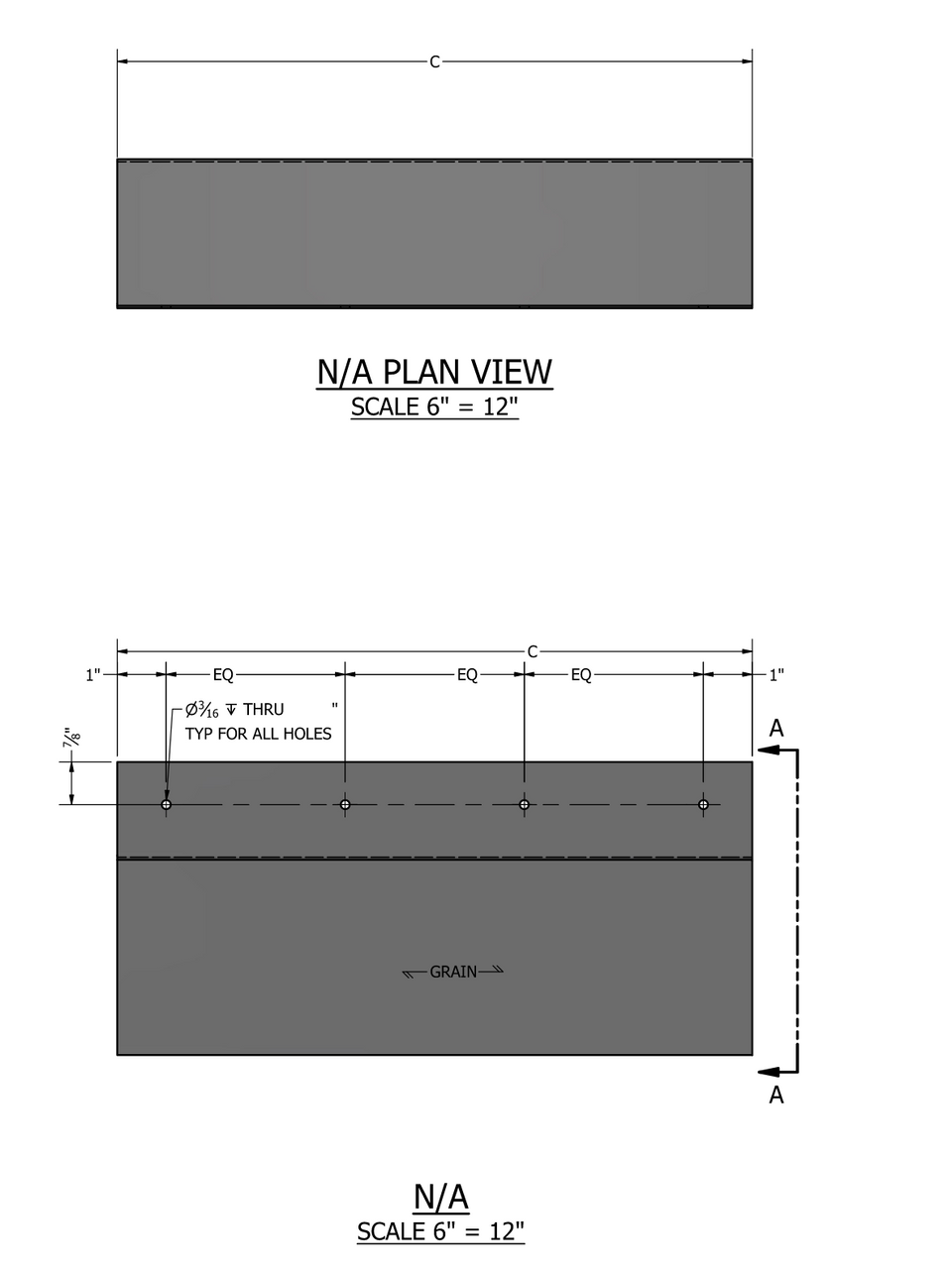 Stainless Steel ADA Toe Kick - Brushed Finish