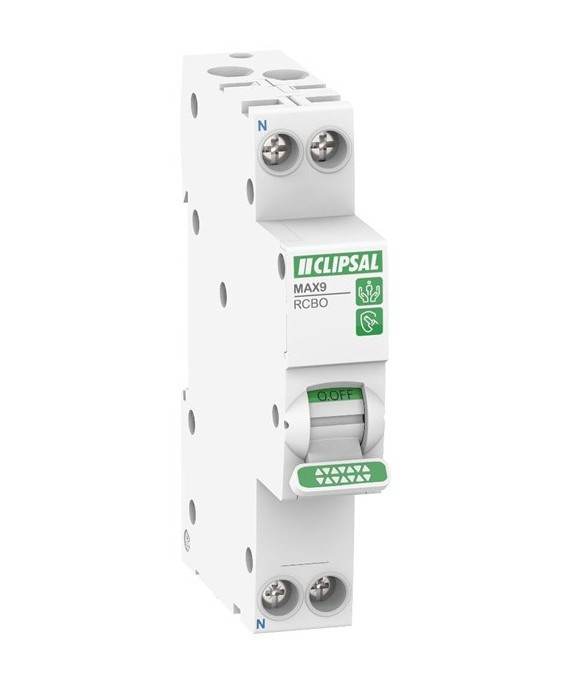 Clipsal MAX9 RCBO 1P 16A Circuit Breaker