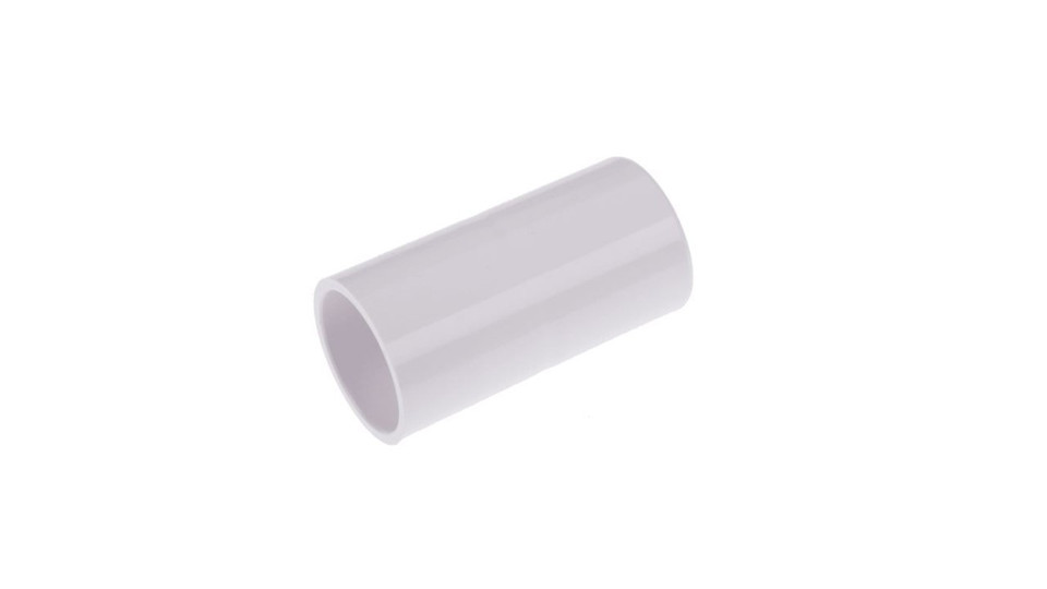 25mm Comms Conduit Coupling White