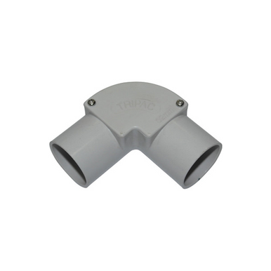 25mm Inspection Elbow Grey