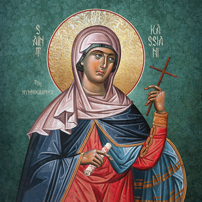 Icon St. Kassiani the Hymnographer - 00STKH01