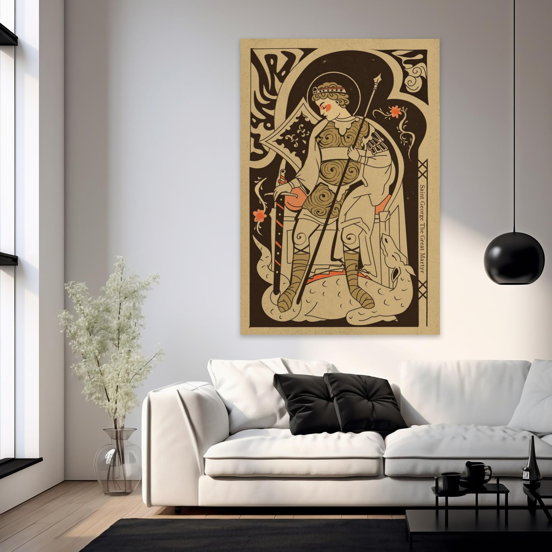 Saint George The Great Martyr - Art Print Poster (Copy)