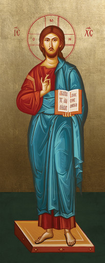Icon of The Lord Jesus Christ Standing - Standing 20th c. - 00LJC003