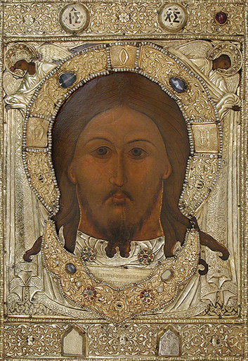 Icon of the Holy Napkin "Made without Human Hands" - (Russian) -17th c ...