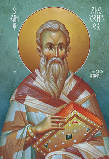 Icon of St. Alexander of Constantinople-21st c. - 00STAC03