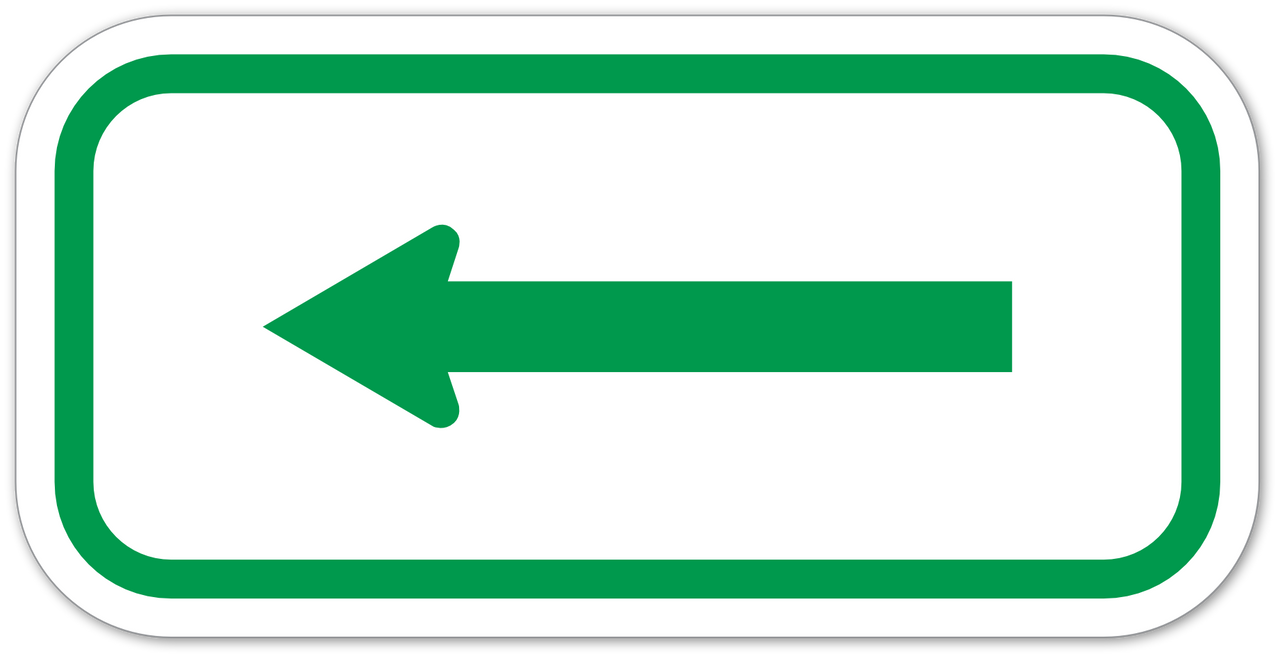 Arrow - Reflective Sign - Aluminum | Allstate Sign