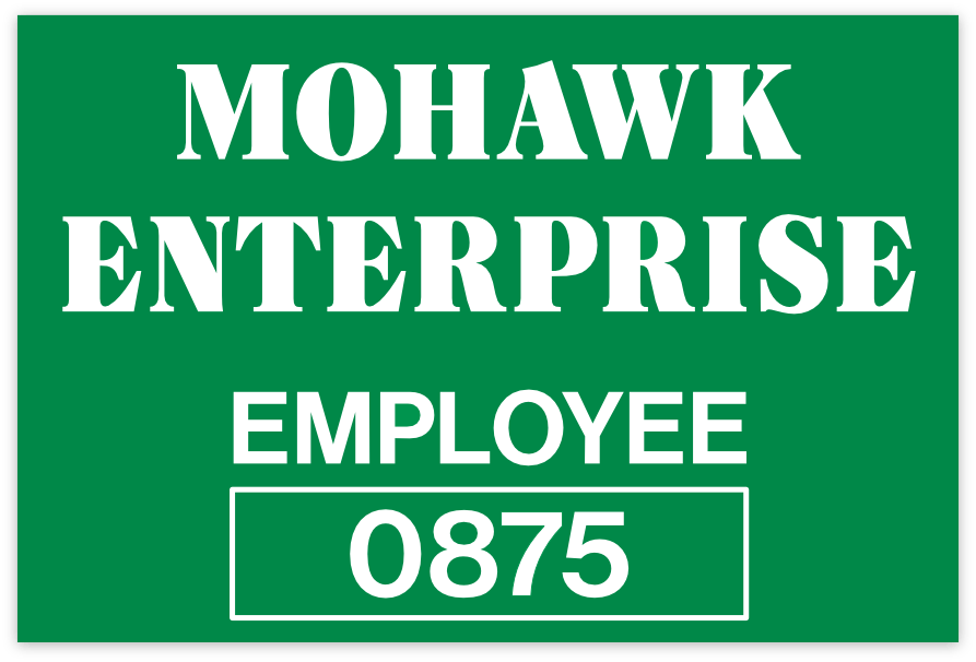 Custom Parking Sticker 3" x 2" | Allstate Sign