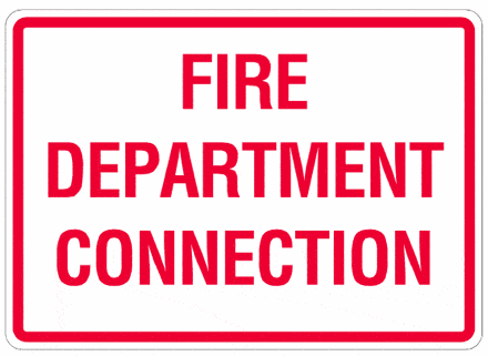 Fire Department Sign