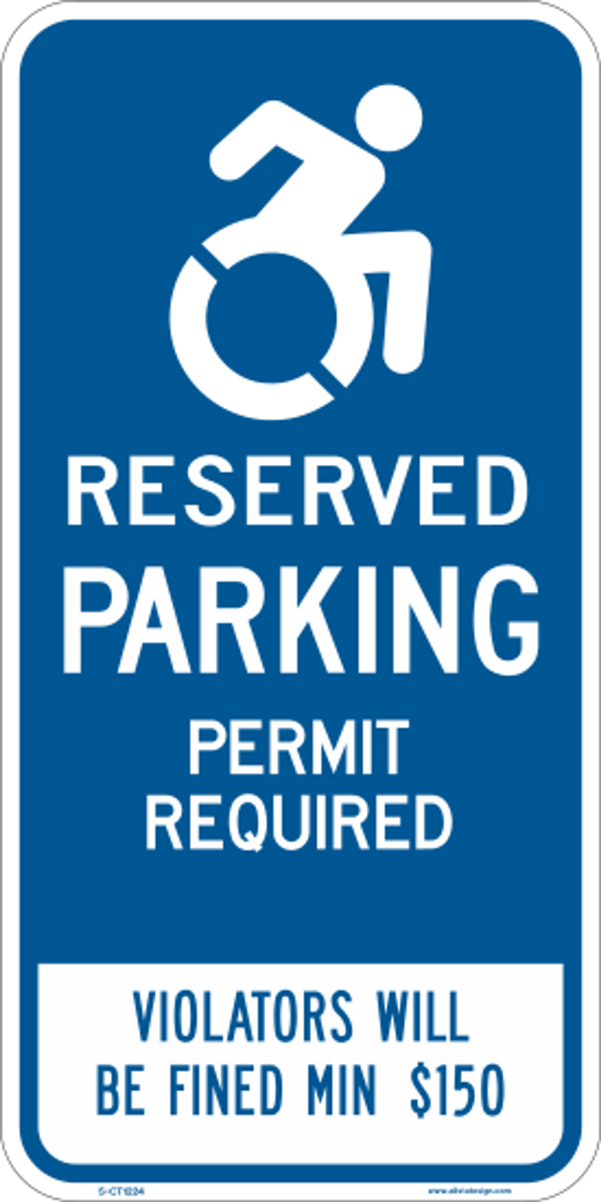 Connecticut Handicapped Parking Sign connecticut-handicapped-parking-sign