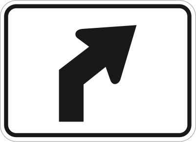 Guide Arrow Sign - Right - 13" x 10"