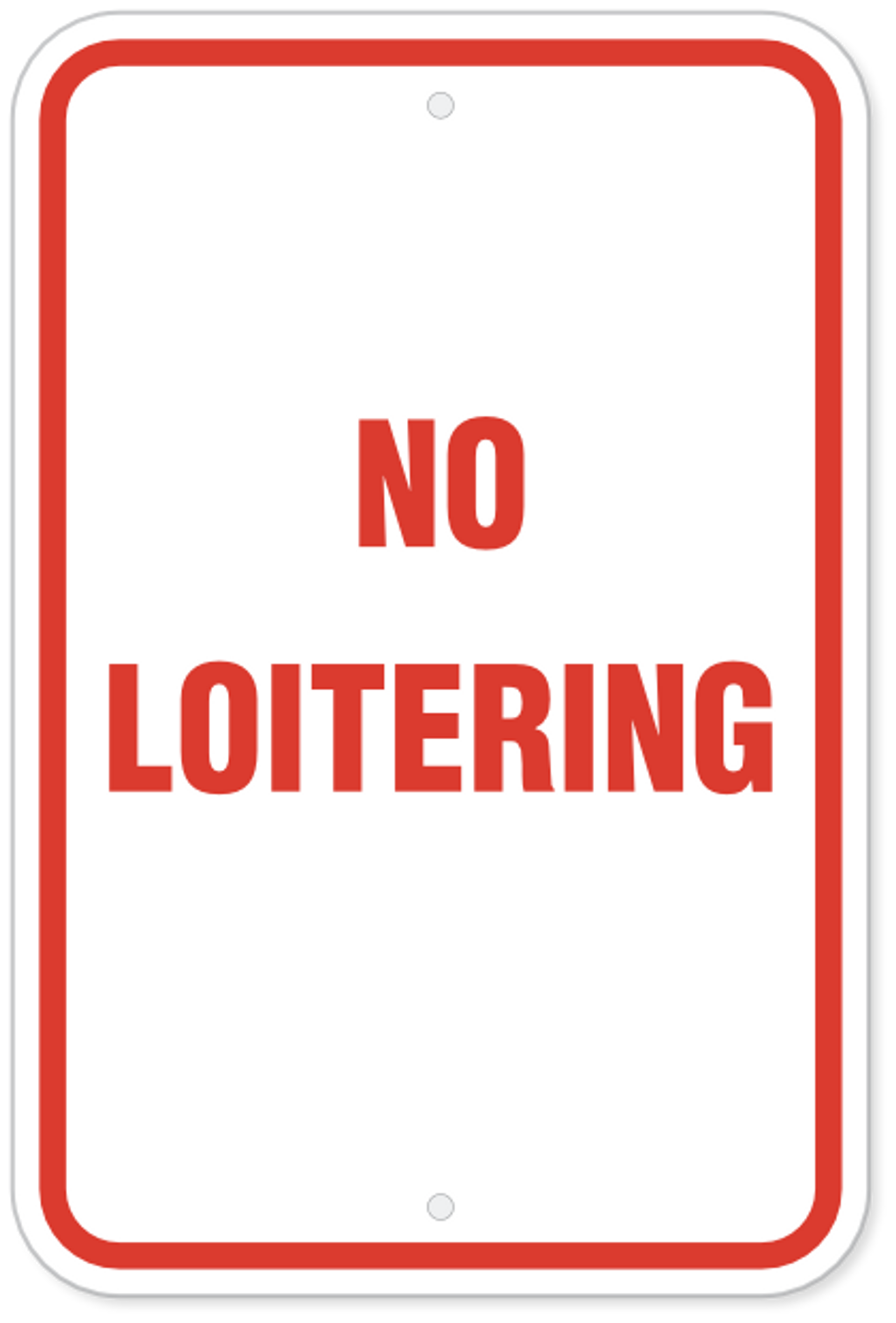No Loitering Sign no-loitering-sign