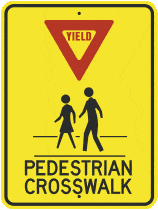 Do Not Block Crosswalk Sign