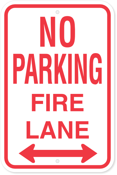 Fire Lane Sign