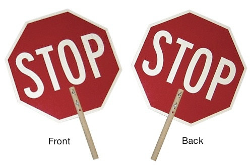 Reflective Stop Sign for Traffic & Street Use