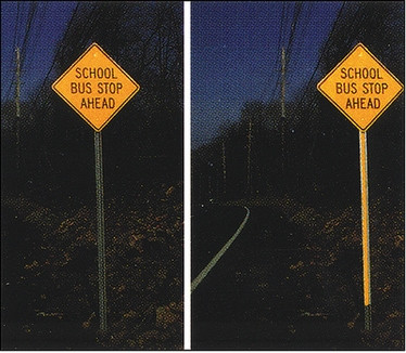 Reflective Sign Post Panel