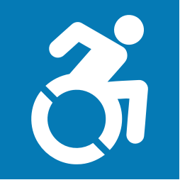Handicapped Symbol - Braille Sign - 6" x 6" | Allstate Sign