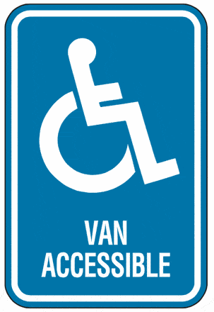 Van Accessible Handicap Parking Sign | Allstate Sign