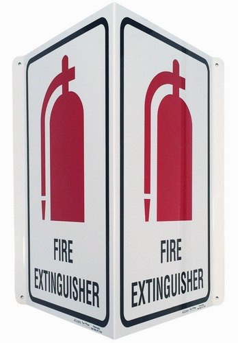 Fire Extinguisher Projecting Sign - 7" x 10" | Allstate Sign
