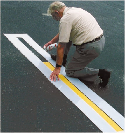 Line Stencil For Parking Spaces - Plastic | Allstate Sign