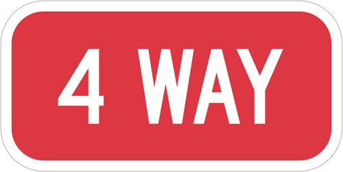 4 Way Stop Sign | Allstate Sign & Plaque