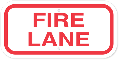 Fire Lane Sign