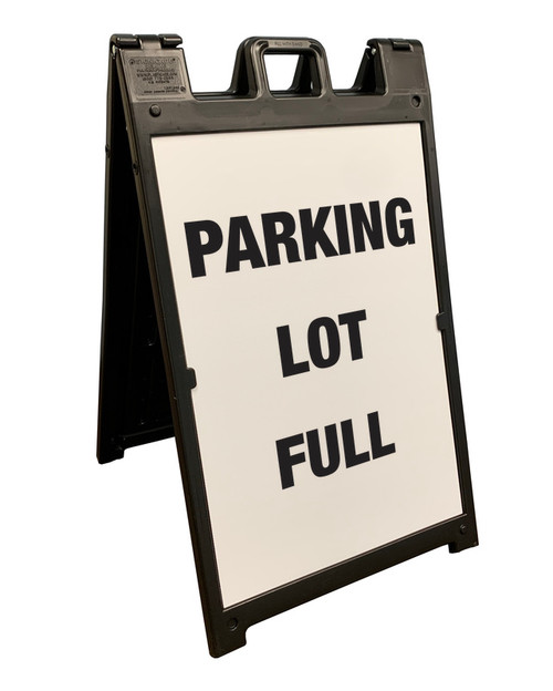 Parking Lot Full A-Frame Sign