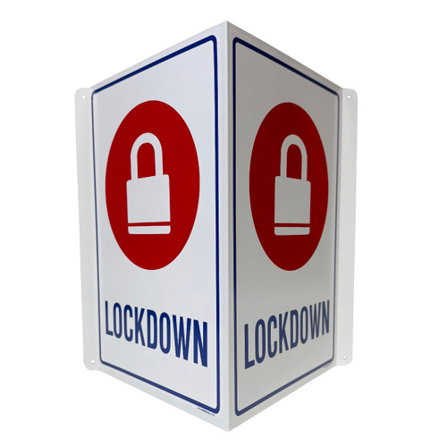 Lockdown Sign - Allstate Sign & Plaque