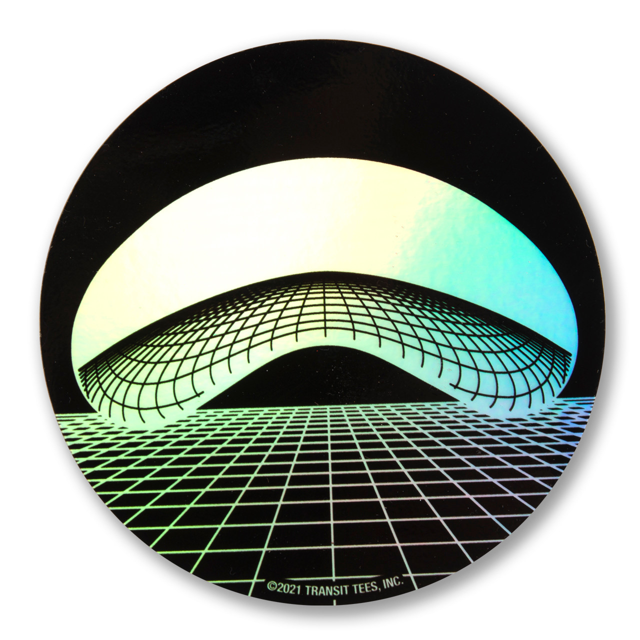 Chicago Bean Holographic Sticker