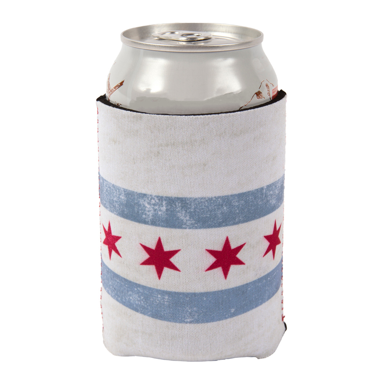 Distressed Chicago Flag - 12 oz.