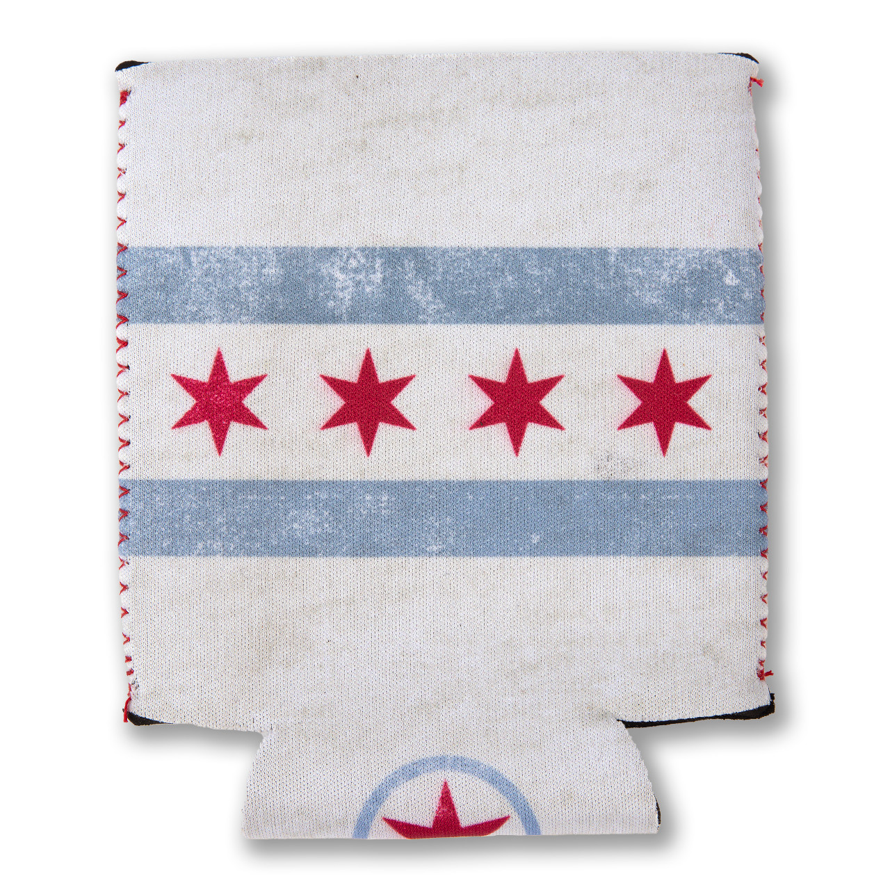 Distressed Chicago Flag - 12 oz.