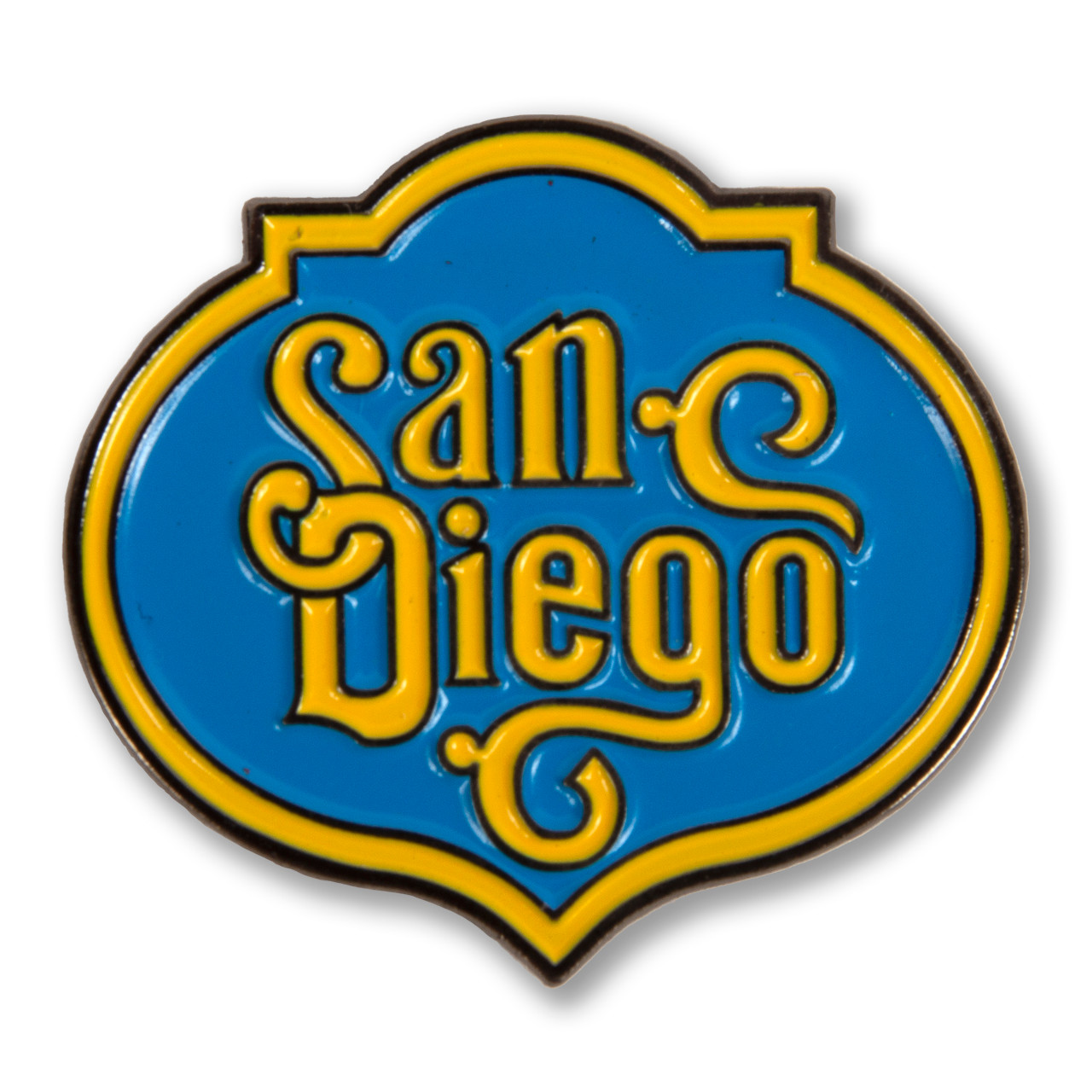 San Diego Gas Lamp Blue Enamel Pin