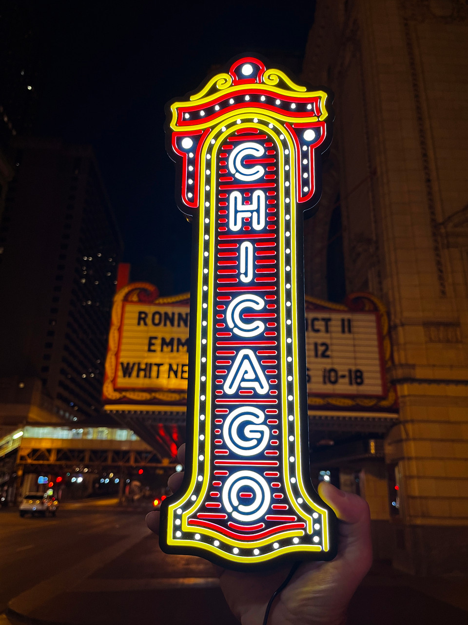 Chicago Theatre LED Sign