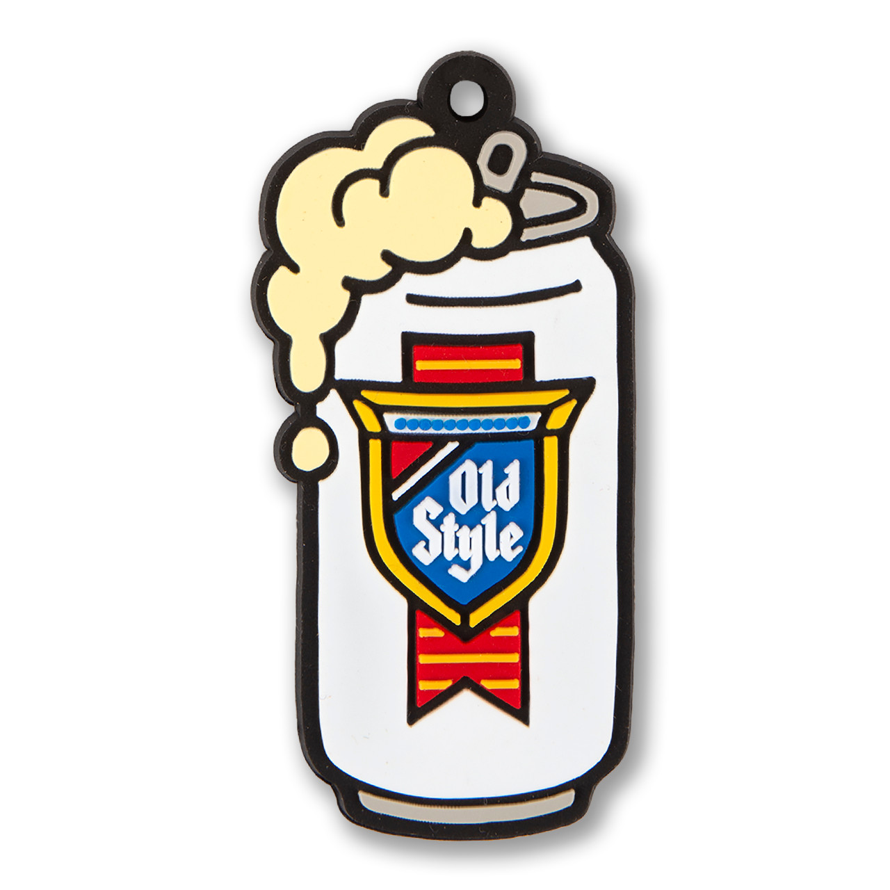 Old Style Can PVC keychain