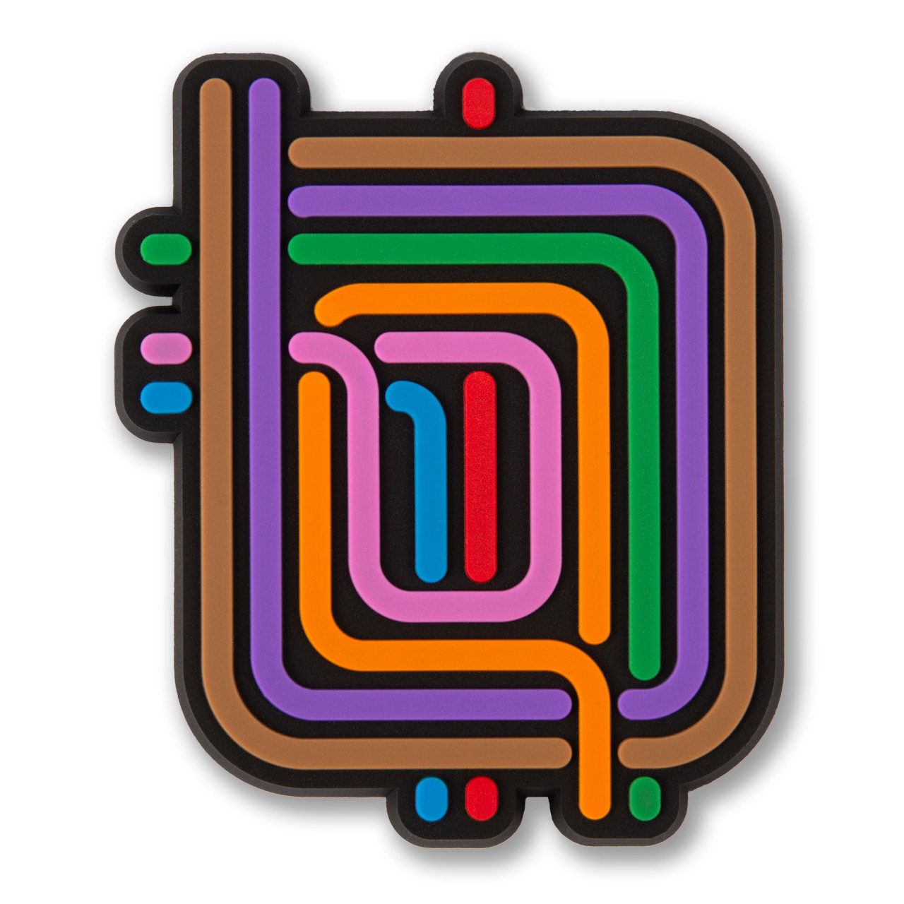 Loop Stripe PVC Magnet