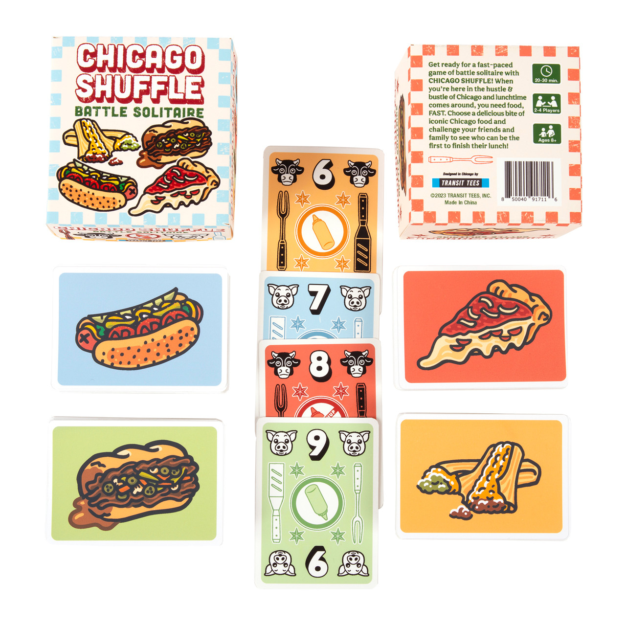 Chicago Shuffle Battle Solitaire Card Game