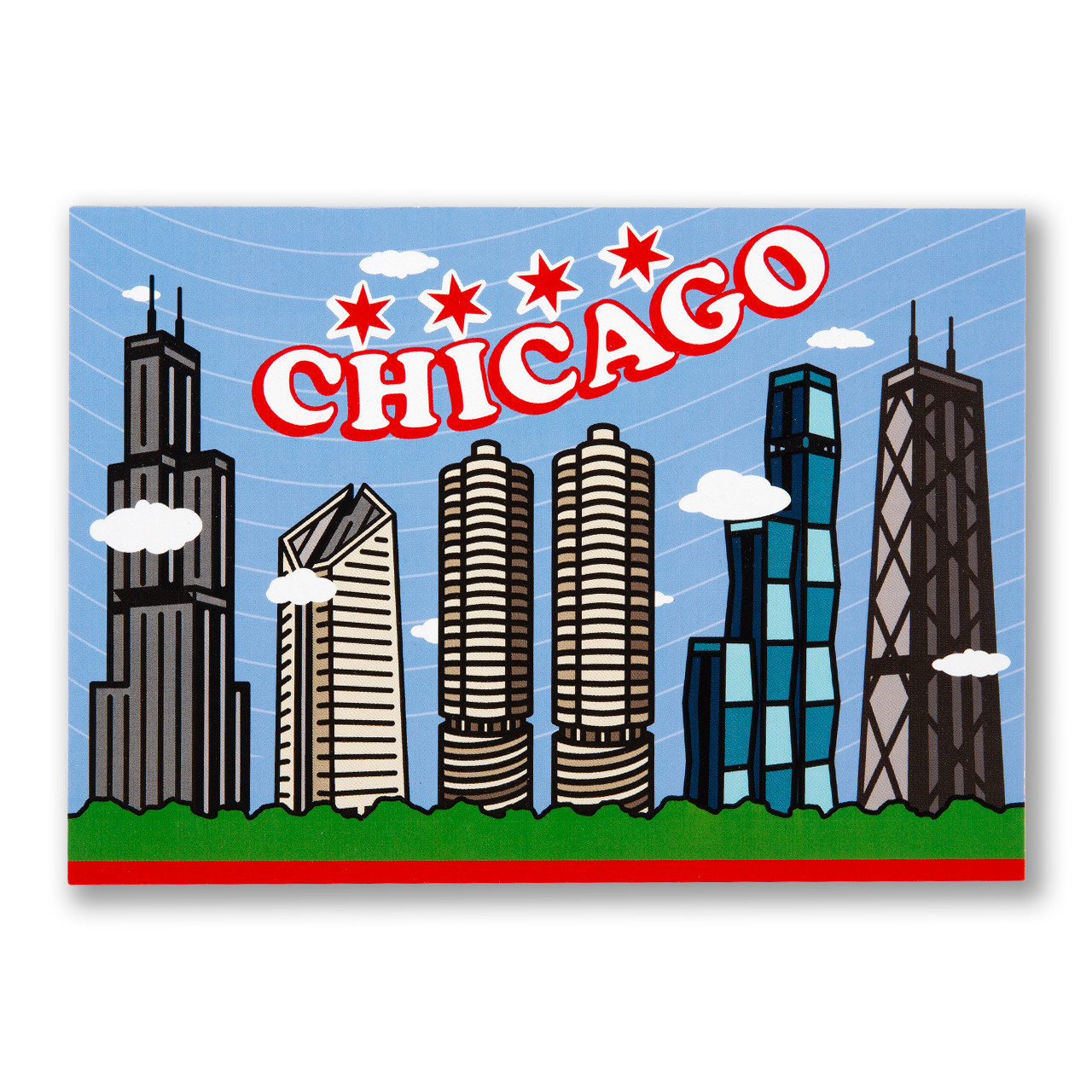 Chicago Skyline Postcard