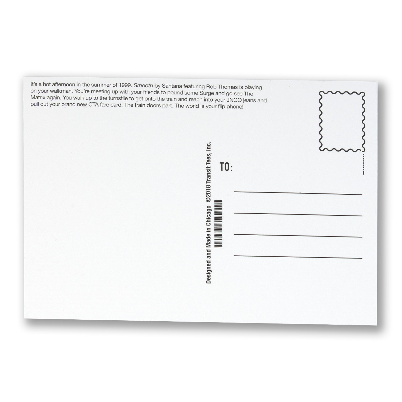 Transit Card Postcard