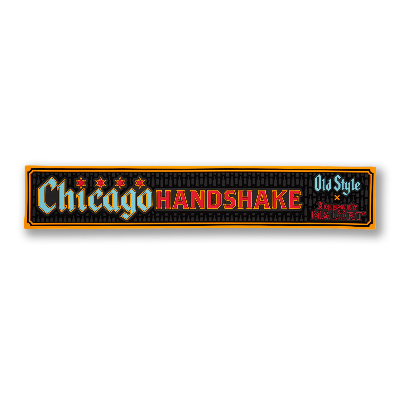 Chicago Handshake Bar Mat