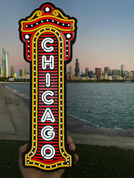 Chicago Theatre LED Sign