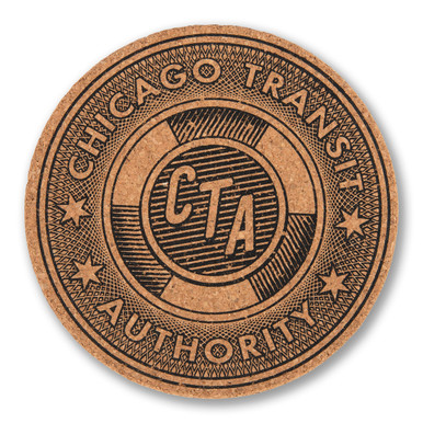 CTA Token Coaster