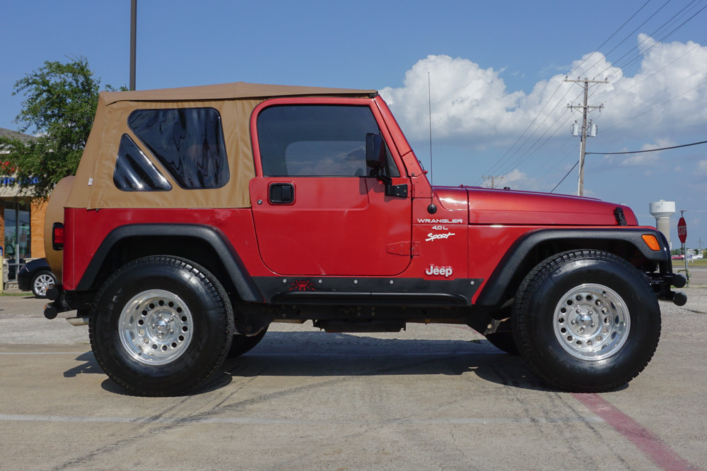SOLD 1998 Jeep Wrangler Sport Chilipepper Stock# 784818 - Collins Bros Jeep