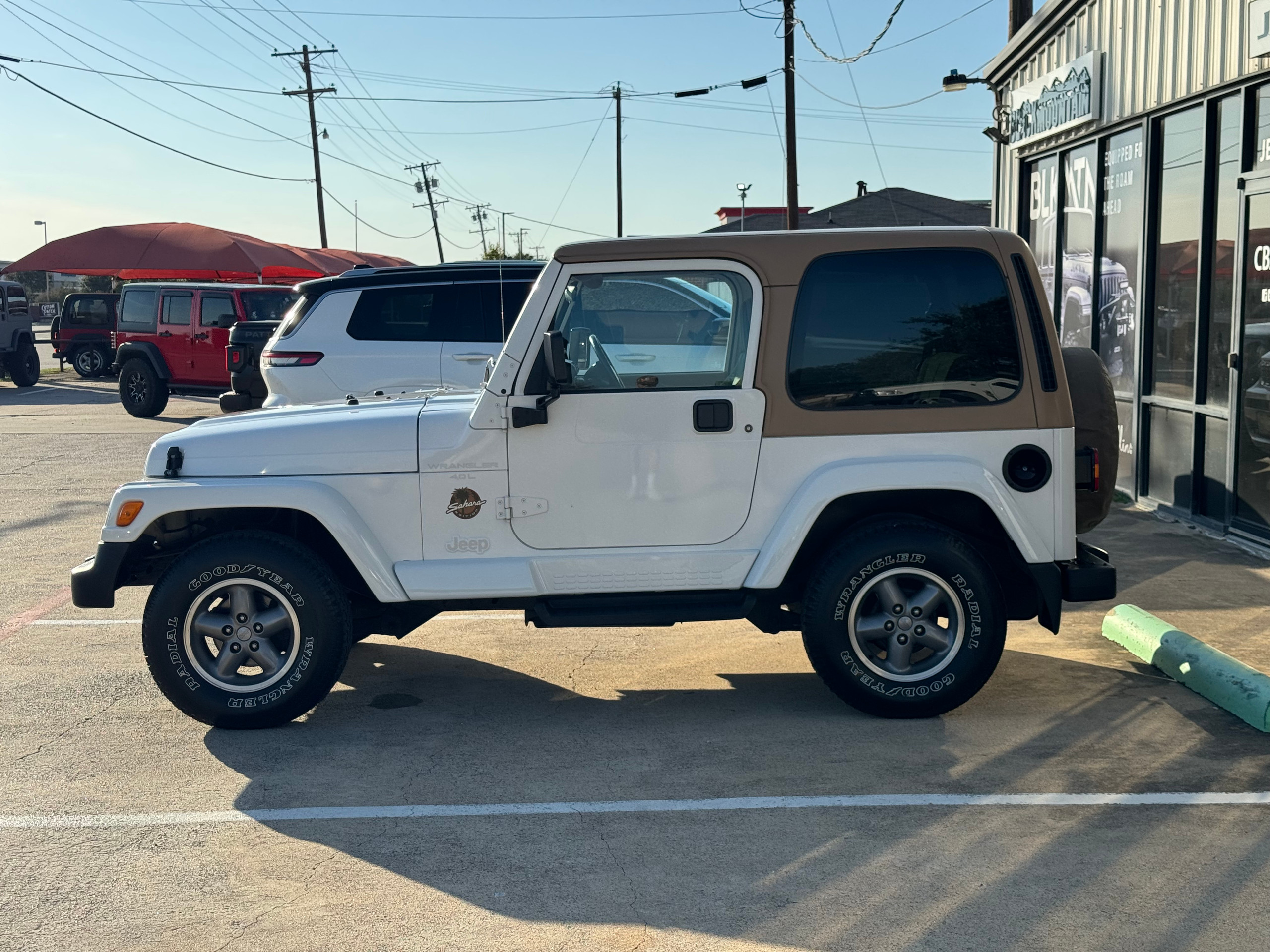 1998 Jeep TJ Wrangler RHD Sahara - Stock # 712682 - Collins Bros Jeep
